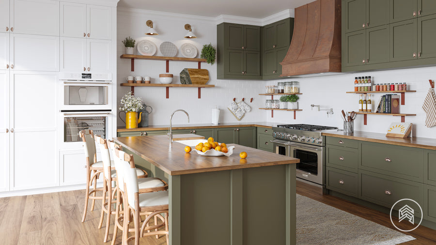 Kitchen Floating Shelves | Custom, Solid, and Sexy. The Way To Display ...
