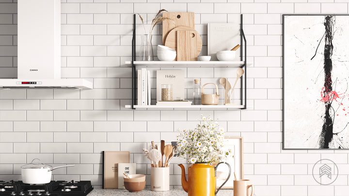 Kitchen Floating Shelves | Custom, Solid, and Sexy. The Way To Display ...