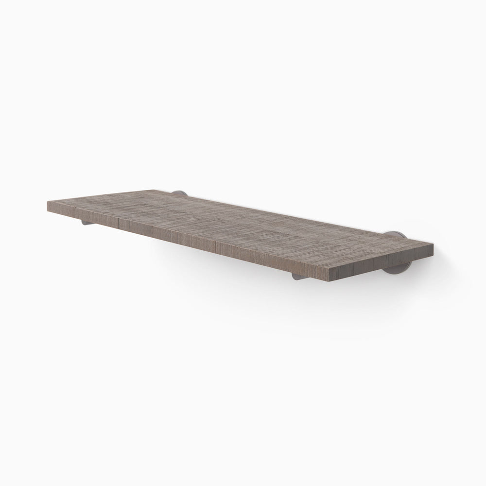 Roderick Hatch Grey Rustic Wall Shelf | Shelfology®