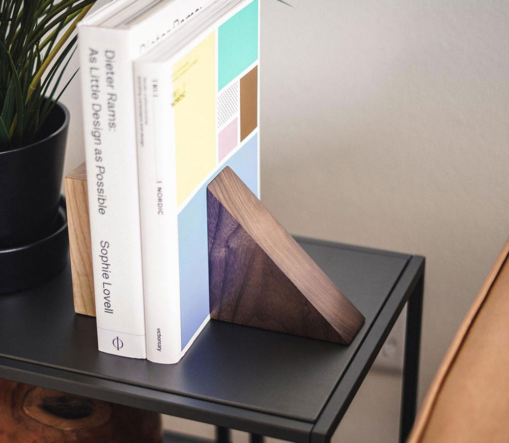Maggie Triangle Magnetic Bookend | Shelfology®