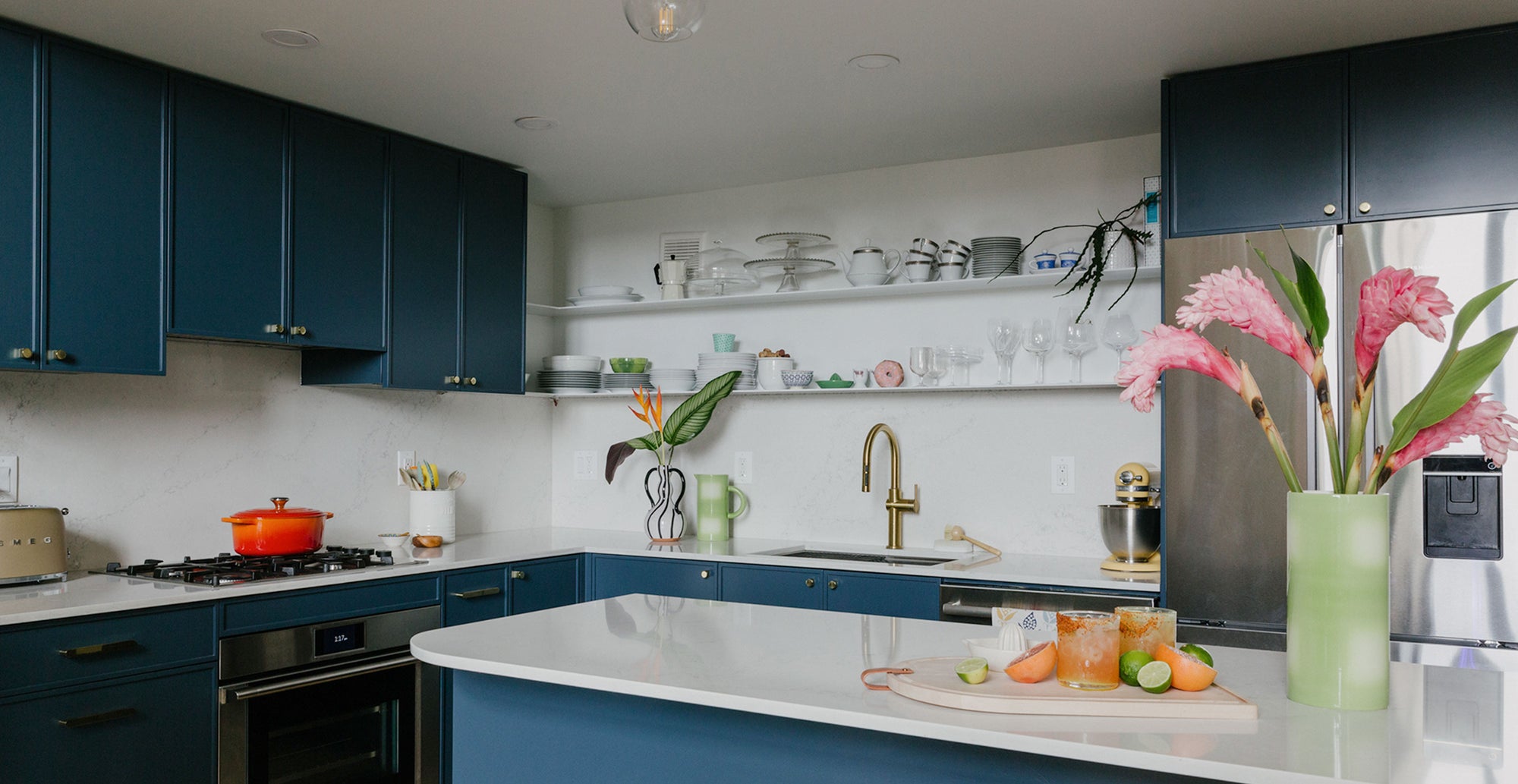 Kitchen Floating Shelves | Custom, Solid, and Sexy. The Way To Display ...