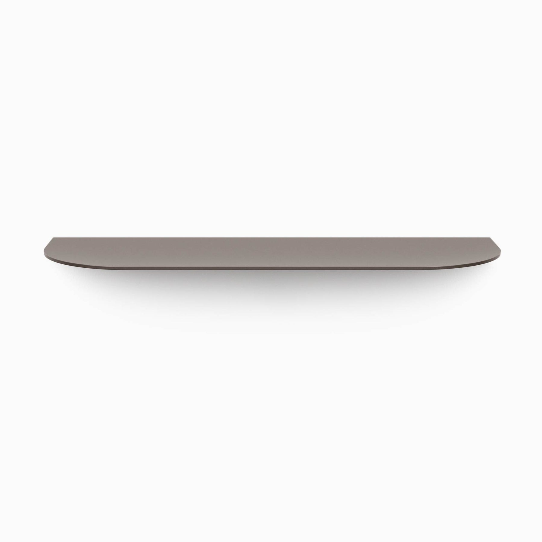 Tromso RADius Steel Floating Shelf | Shelfology®