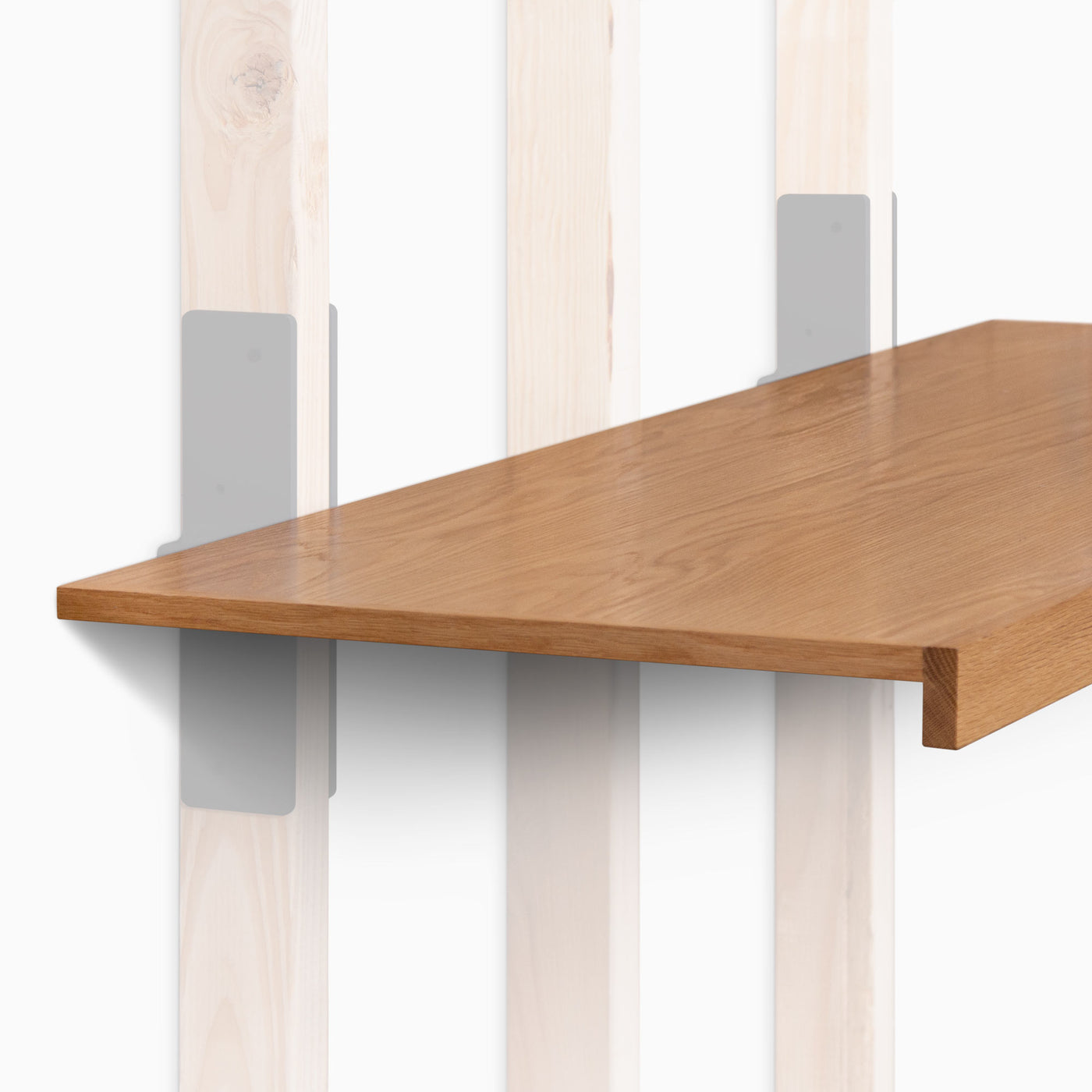 Yuri XD Floating Desk Bracket (Black Primer) | Shelfology®