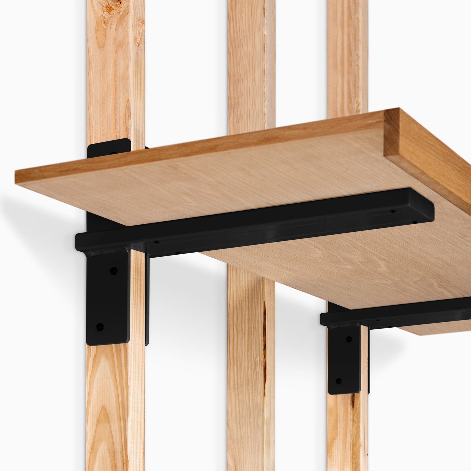 Yuri XD Floating Desk Bracket (Black Primer) | Shelfology®