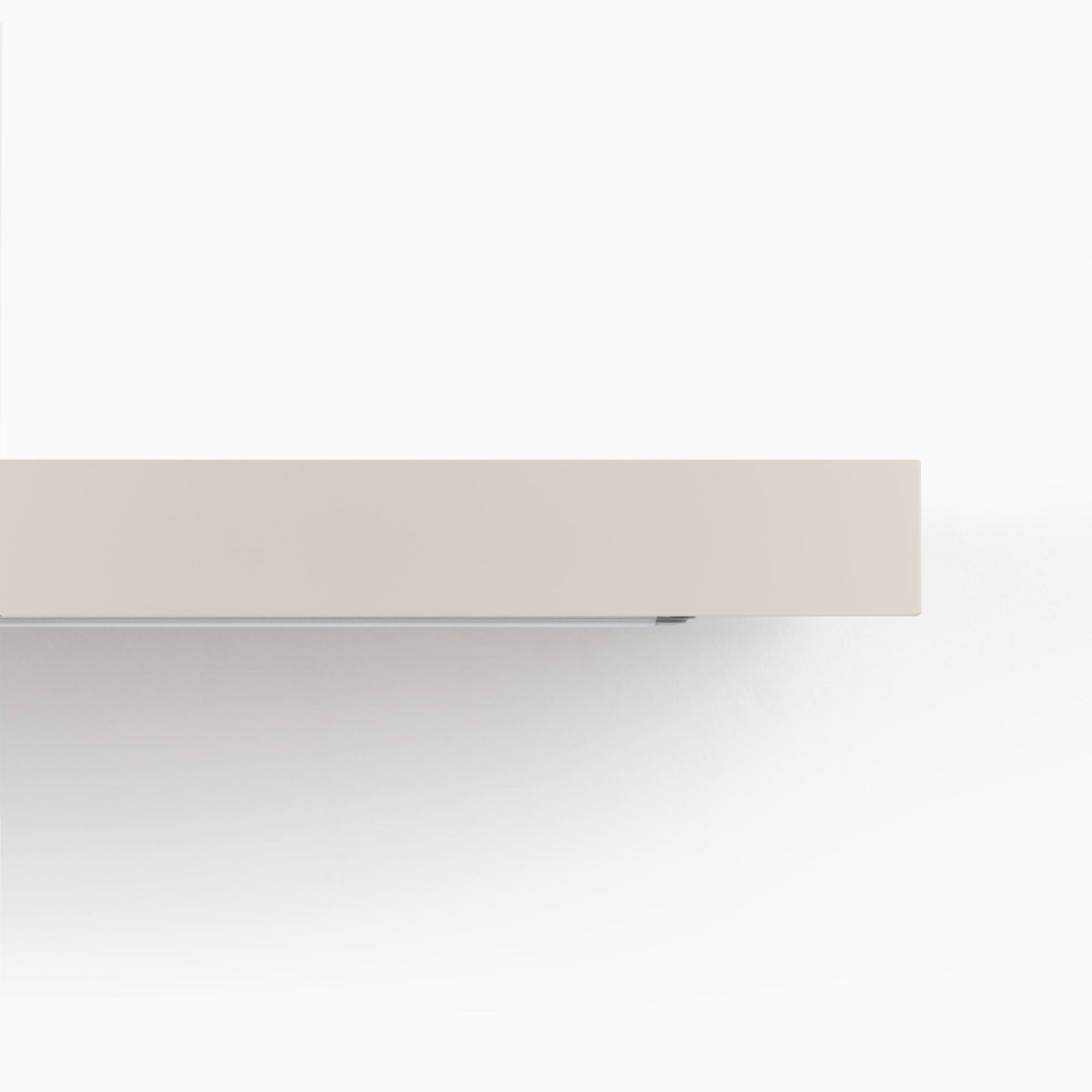 Lt Grey ‘Concretey’ LED Floating Shelf | Aksel by Shelfology