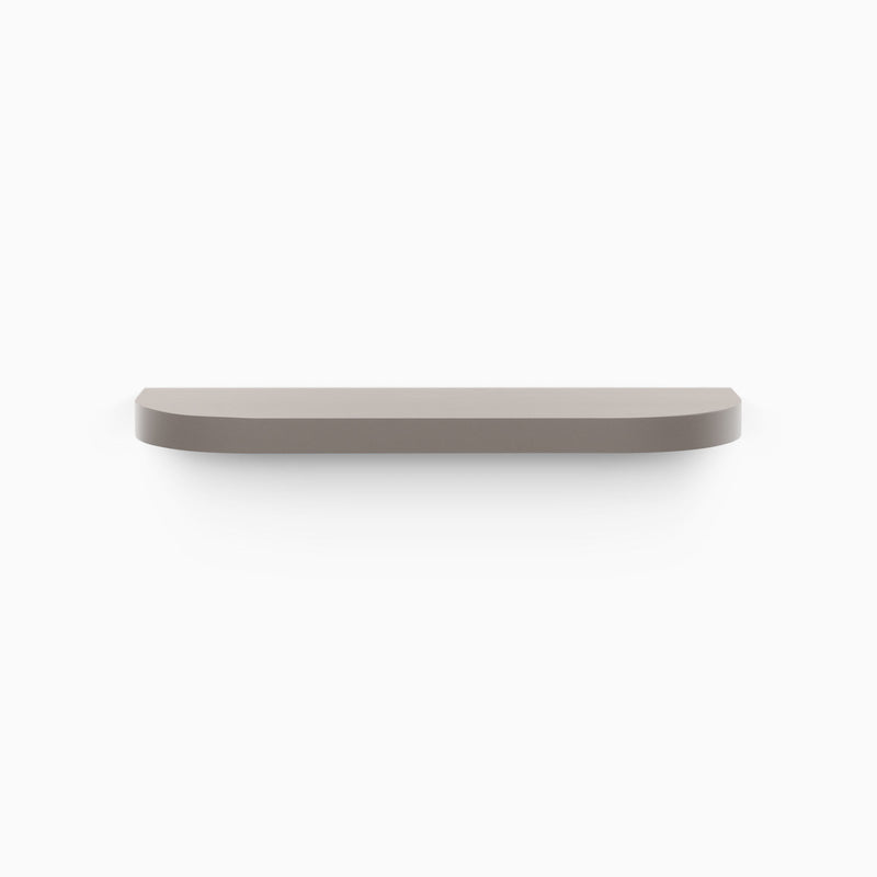 Med Grey ‘Arsenic’ Rounded Shelf | Aksel by Shelfology