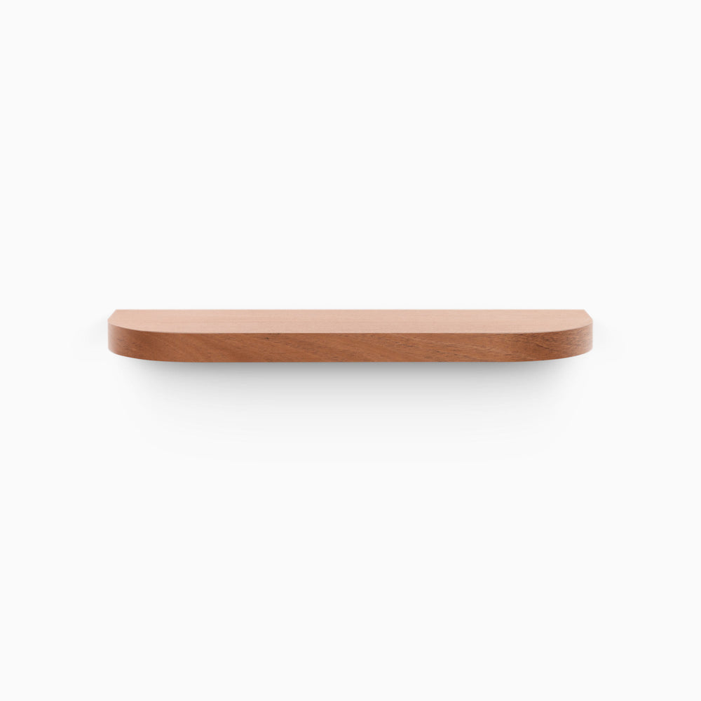 Aksel RADius Cherry Floating Shelf | Shelfology¨