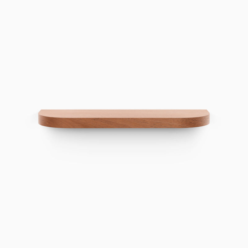 Aksel RADius Cherry Floating Shelf | Shelfology¨