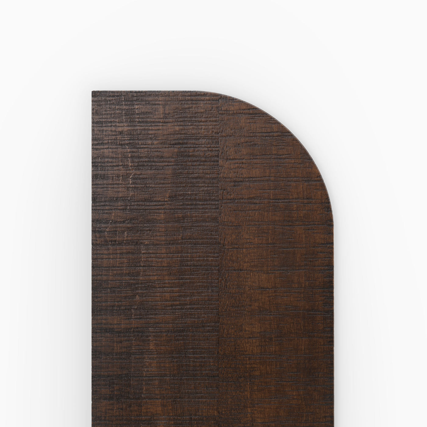Aksel RADius Espresso Rustic Floating Shelf | Shelfology®