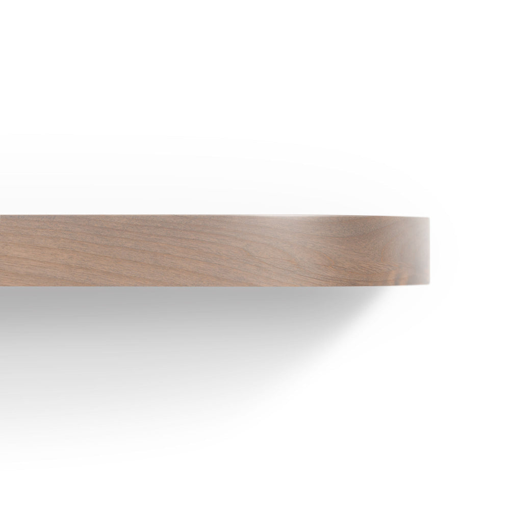 Aksel RADius Hatch Grey Floating Shelf | Shelfology¨