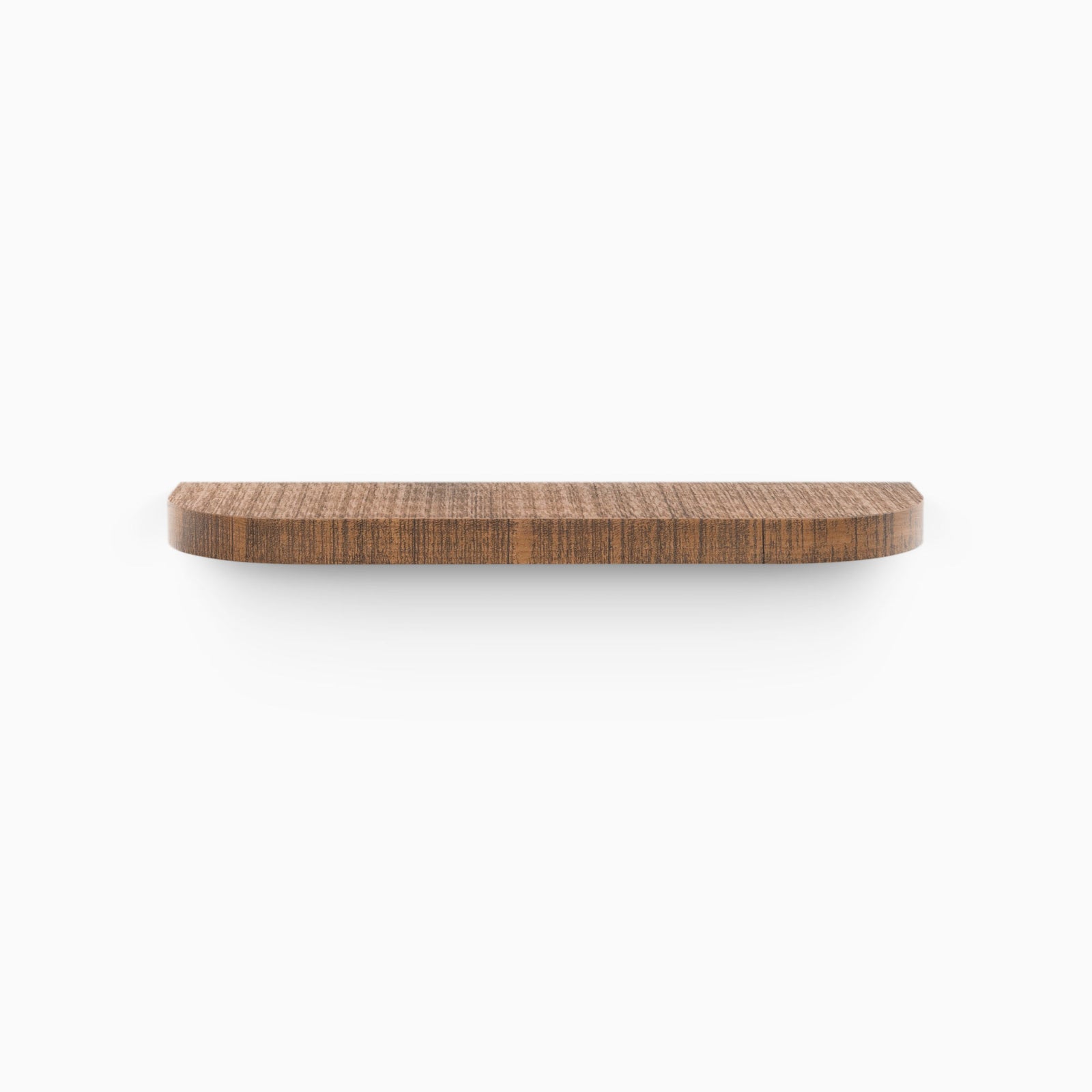 Aksel RADius Nutmeg Rustic 6" Deep Floating Shelf | Shelfology¨