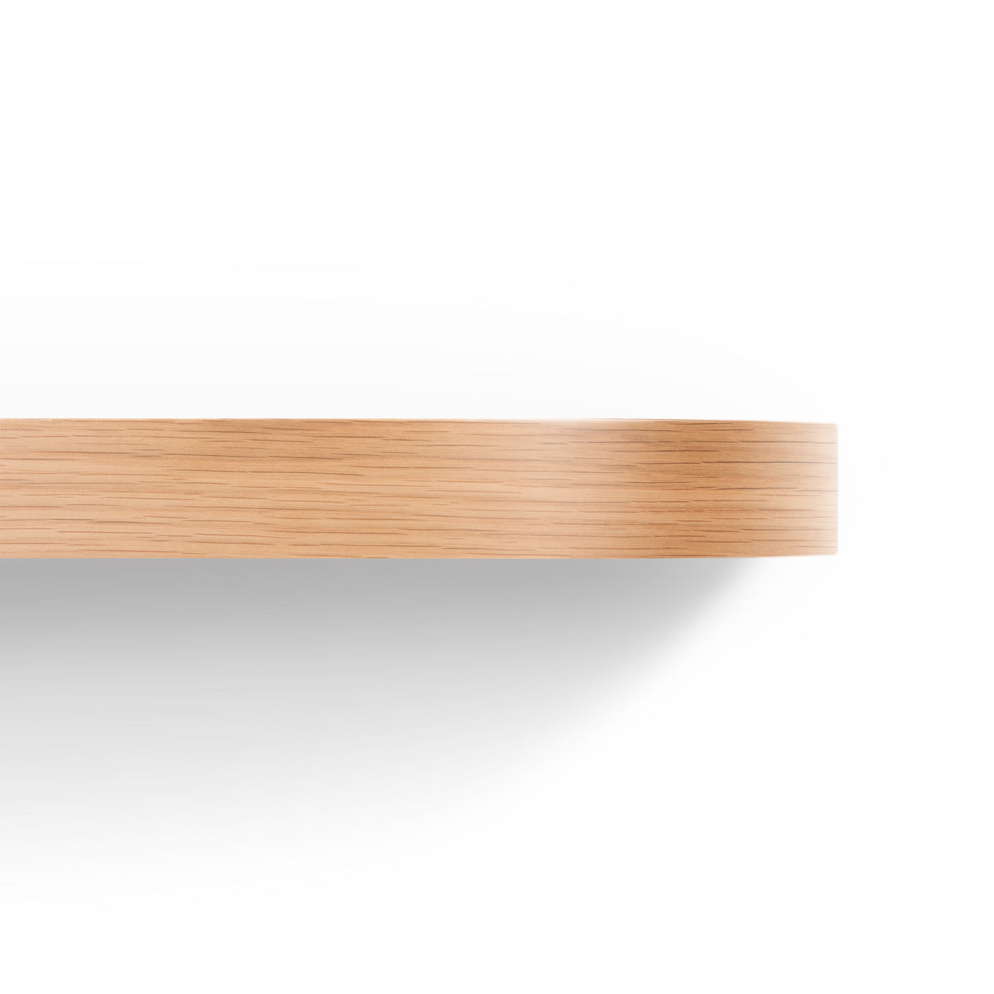Aksel RADius White Oak 6" Deep Floating Shelf | Shelfology¨
