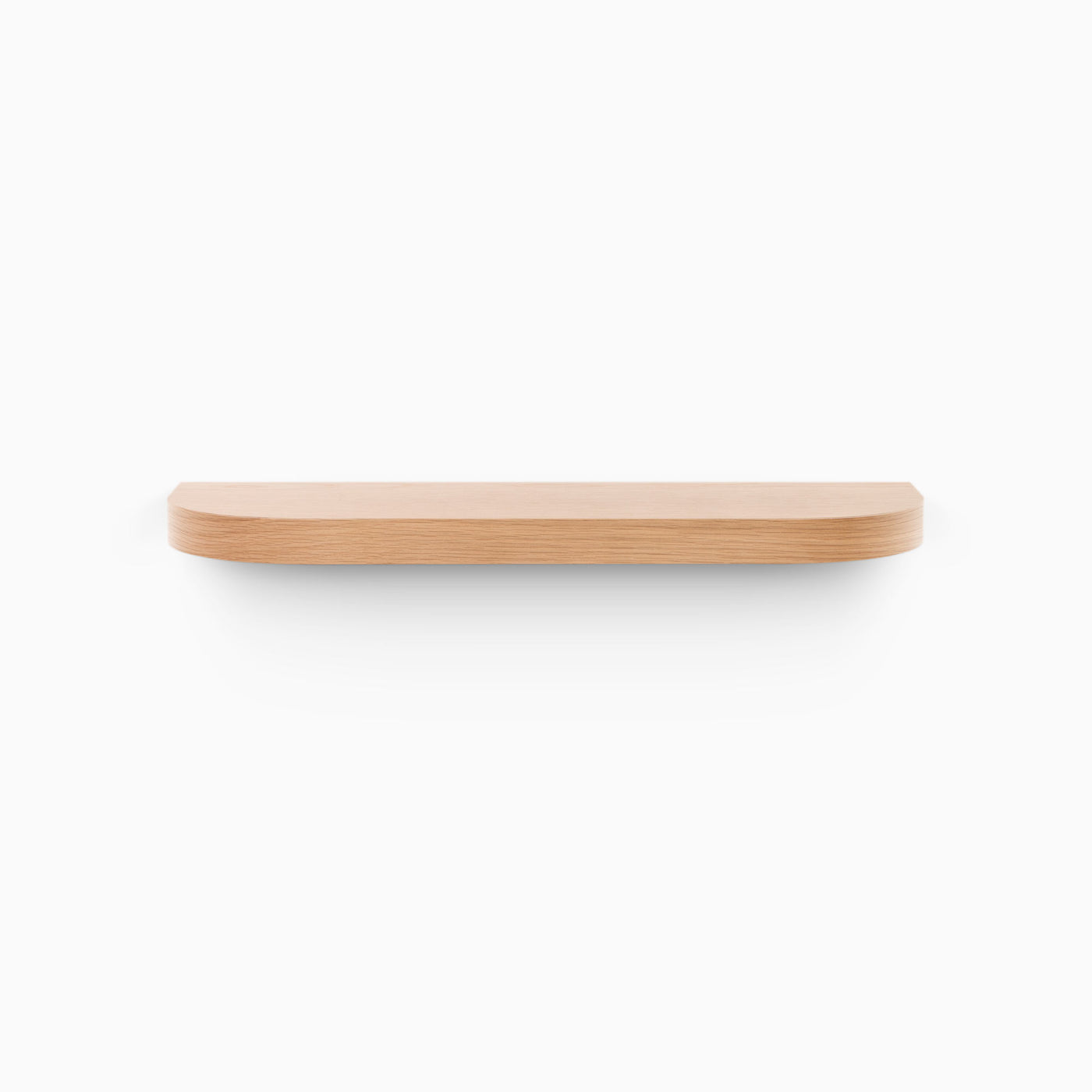Aksel RADius White Oak 6" Deep Floating Shelf | Shelfology¨