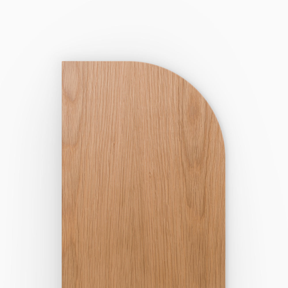 Aksel RADius White Oak 6" Deep Floating Shelf | Shelfology¨