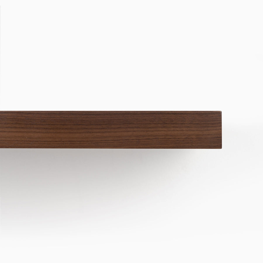 Walnut Floating Shelves With Serious Grain Game | Shelfology