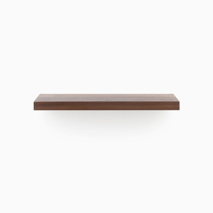 Walnut Floating Shelves With Serious Grain Game | Shelfology