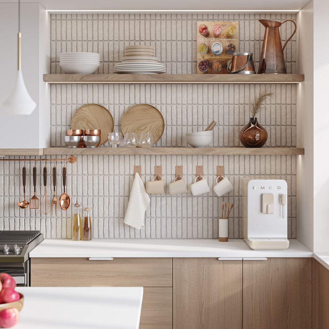 Kitchen Floating Shelves | Custom, Solid, and Sexy. The Way To Display ...