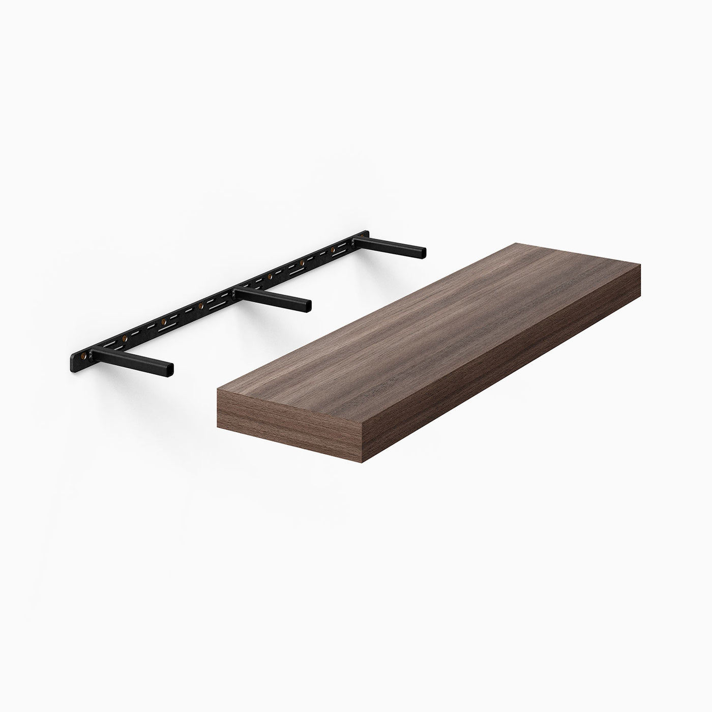 Aksel Hollow Core MD Floating Shelf Bracket | Shelfology®