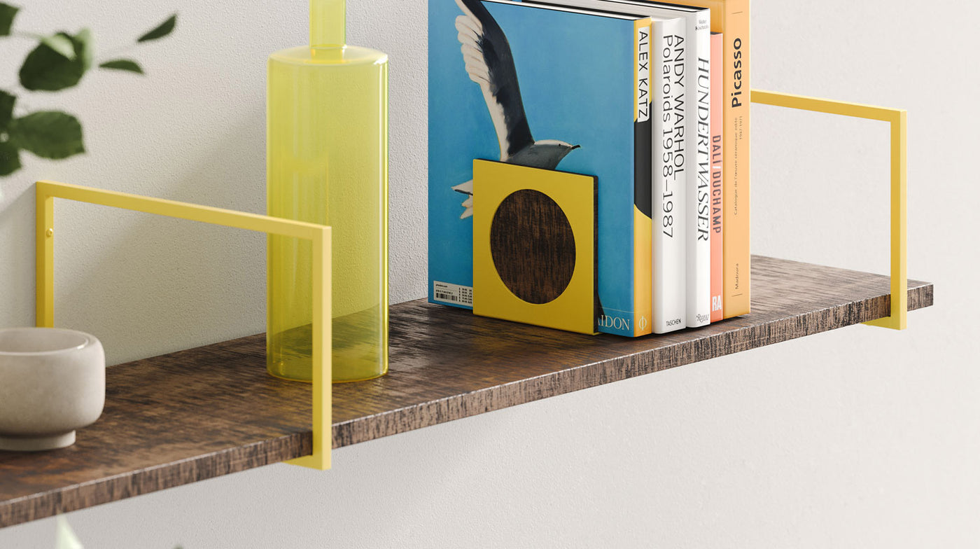 Yellow Shelves That Radiate Color, Light, and Cheer – Shelfology
