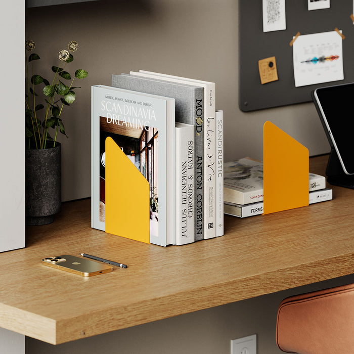 Geo Angle Bookends (Set of Two) | Shelfology®