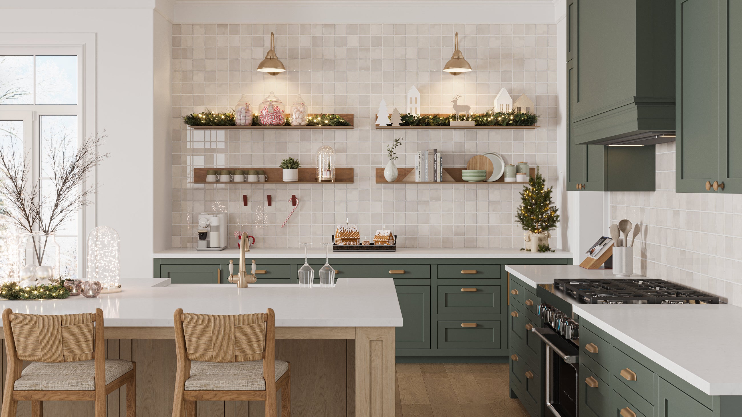 Kitchen Floating Shelves | Custom, Solid, and Sexy. The Way To Display ...