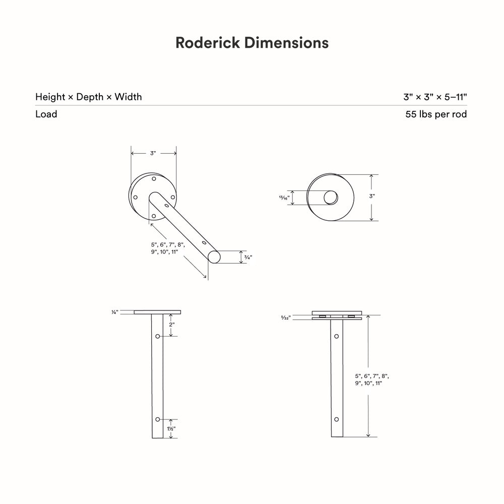 Roderick Arsenic Wall Shelf | Shelfology®