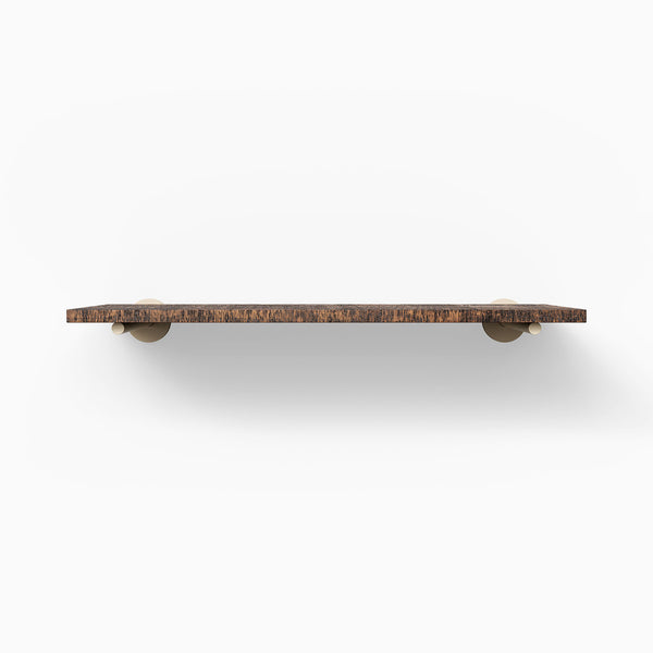 Roderick Espresso Rustic Wall Shelf | Shelfology®