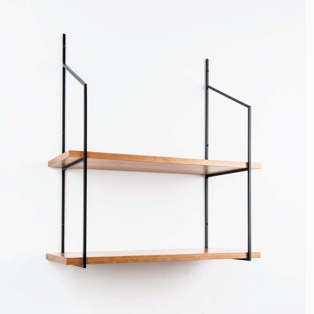Verne Cherry 2 Tiered Shelf | Shelfology®