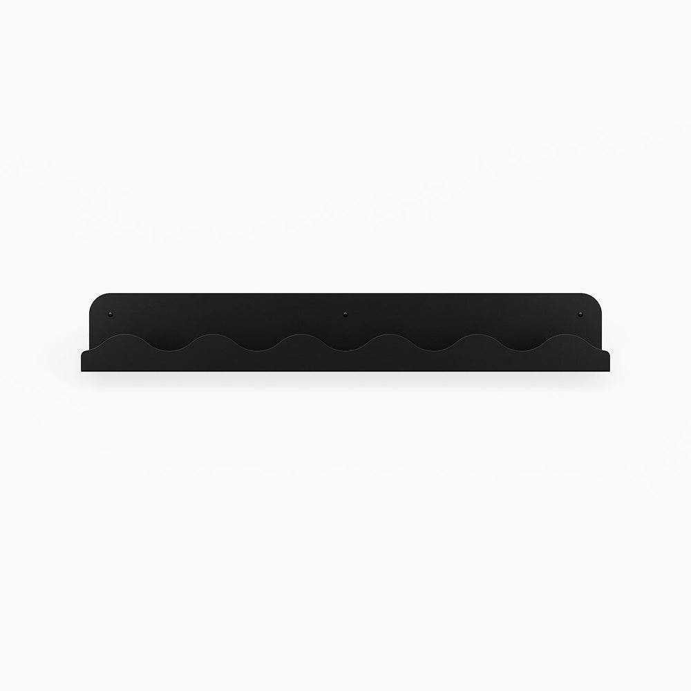 Wave Picture Ledge – Modern Floating Shelf for Art & Photos | Shelfology