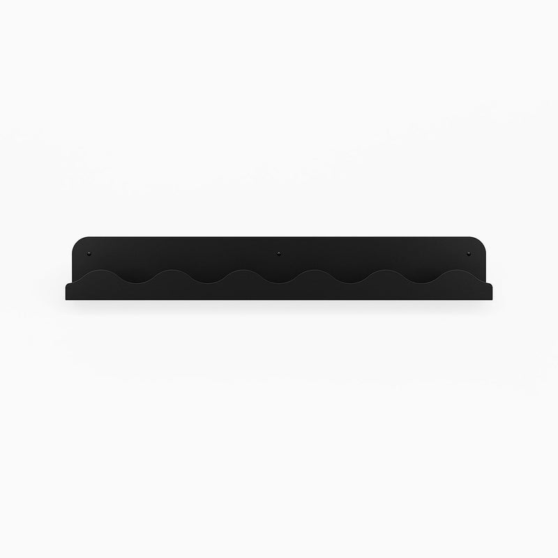 Wave Picture Ledge – Modern Floating Shelf for Art & Photos | Shelfology