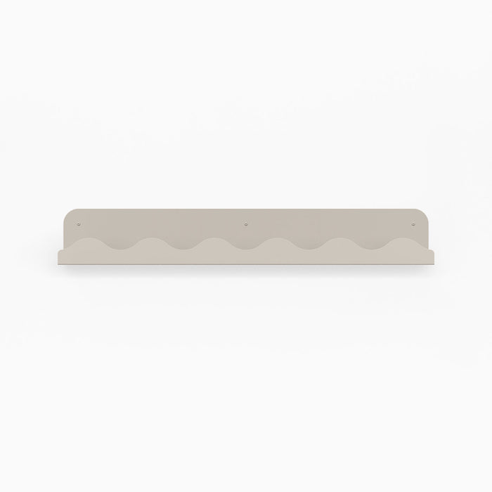 Wave Picture Ledge – Modern Floating Shelf for Art & Photos | Shelfology