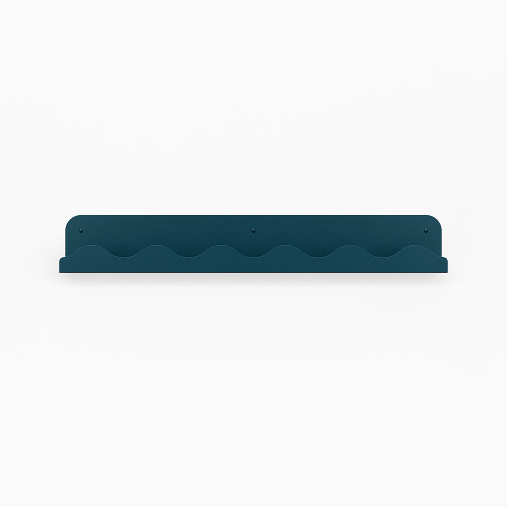 Wave Picture Ledge – Modern Floating Shelf for Art & Photos | Shelfology