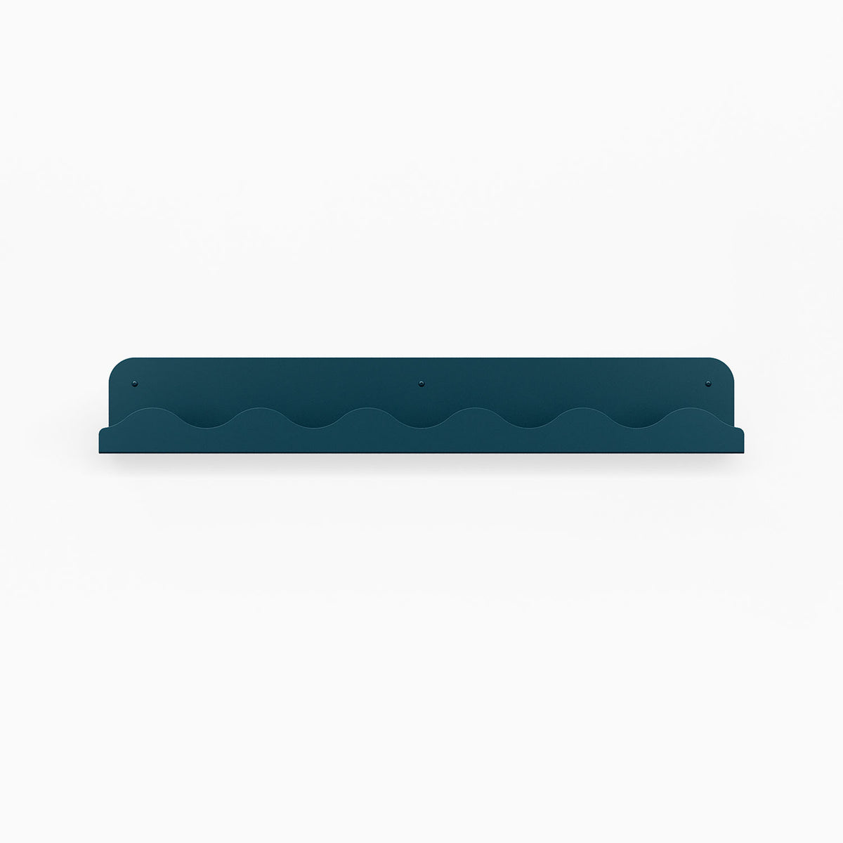 Wave Picture Ledge – Modern Floating Shelf for Art & Photos | Shelfology